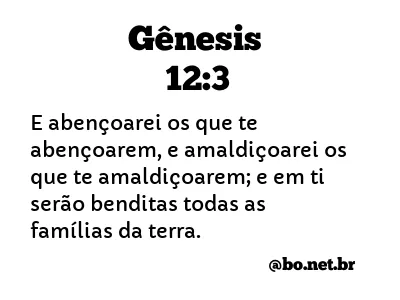 Gênesis 12:3 ACF Almeida Corrigida Fiel - Bíblia Online
